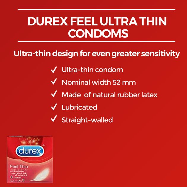 Ultra Thin Feel Condoms | Durex ME